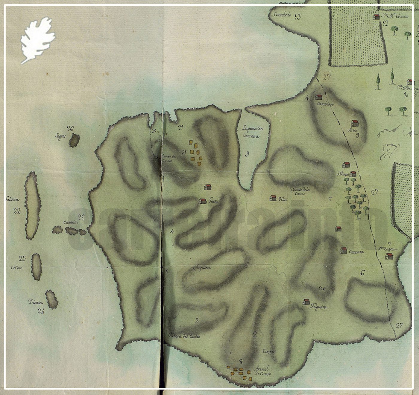 Mapa de Acuña Malvar do 1790 – Carreira na Historia